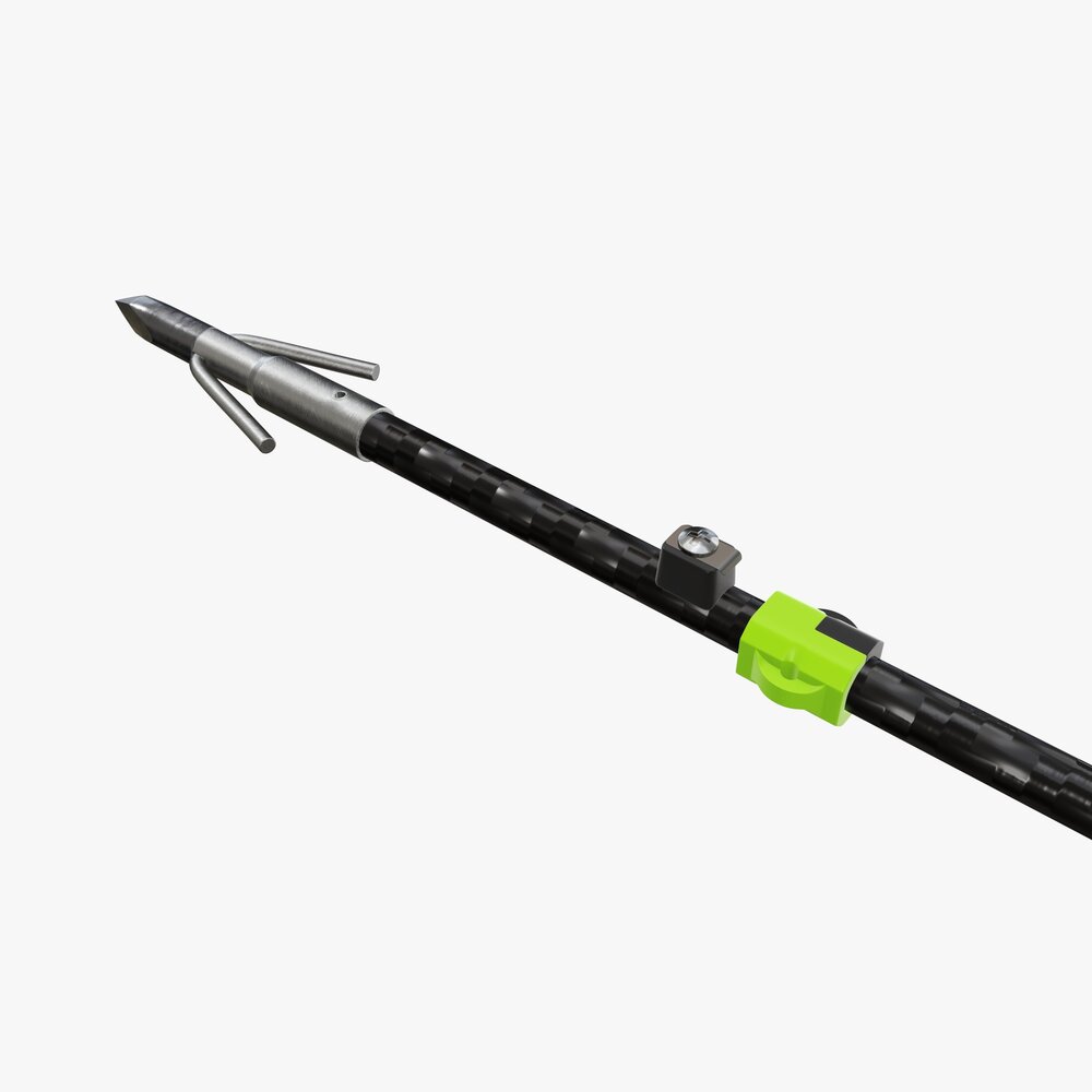 Carbon Fish Arrow 3D model - Download Tools on 3DModels.org