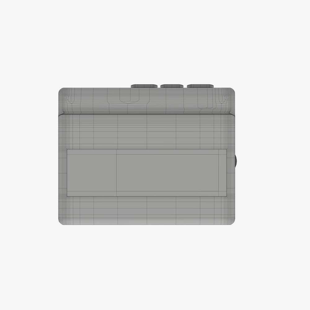 Cassette Tape Player 3D model - Download Audio Devices on 3DModels.org