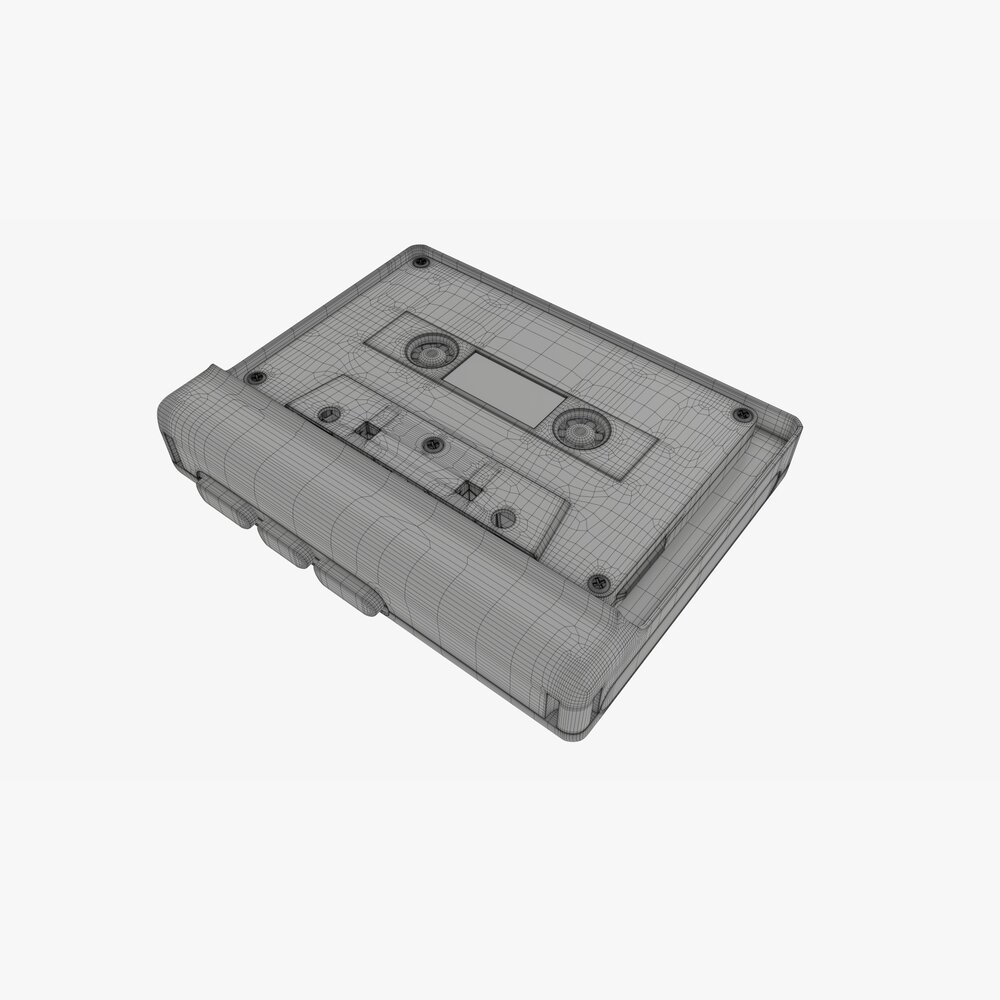 Cassette Tape Player 3D model - Download Audio Devices on 3DModels.org