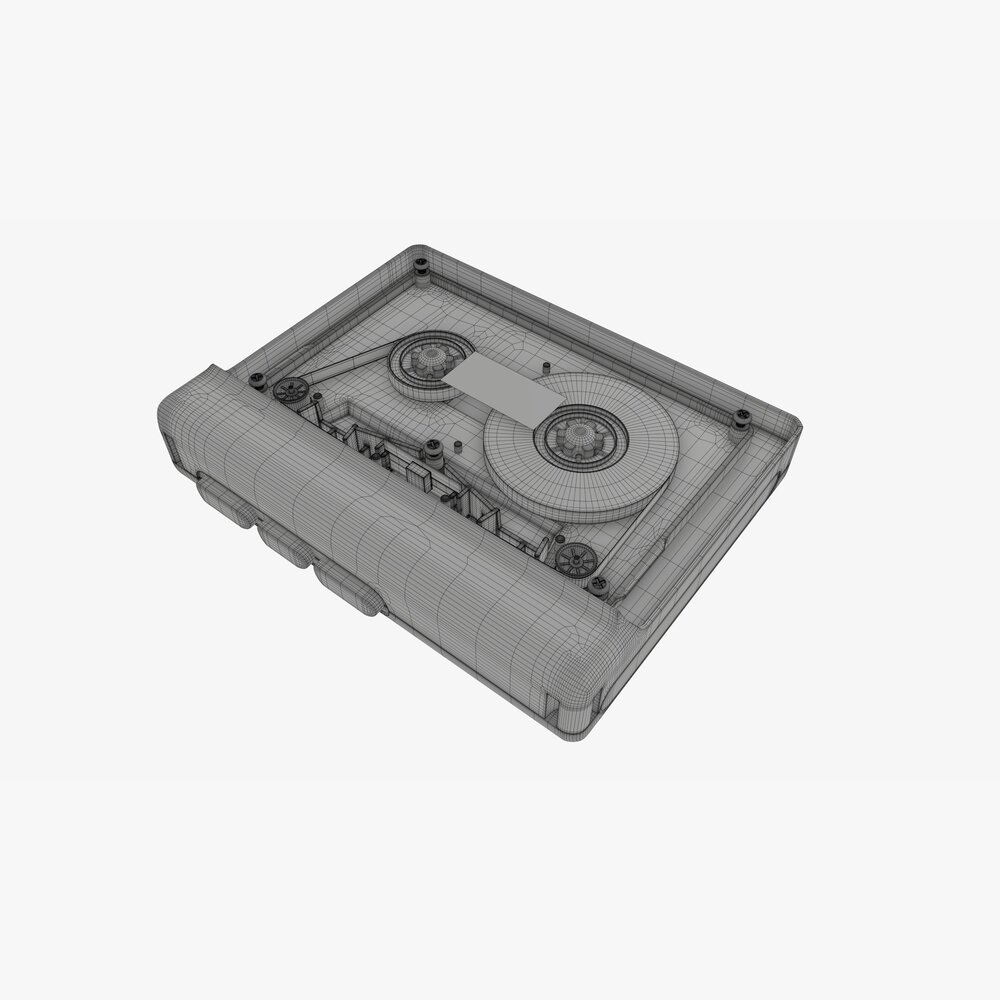 Cassette Tape Player 3D model - Download Audio Devices on 3DModels.org