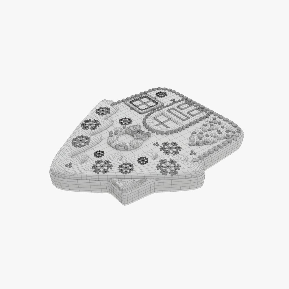 Christmas Cookie House 3D model - Download Dairy, Bakery on 3DModels.org