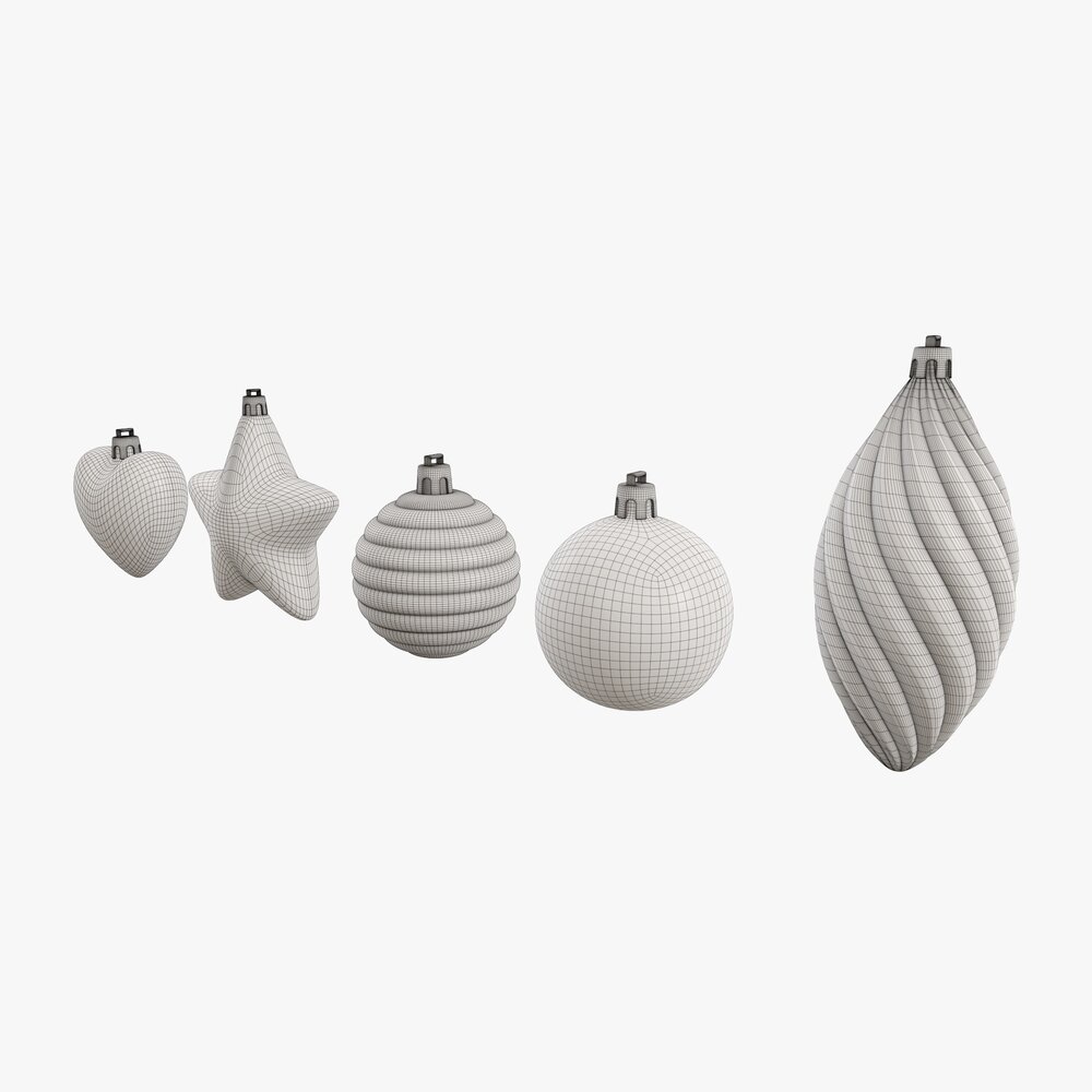 Christmas Tree Decorations 3D model - Download Decoration on 3DModels.org