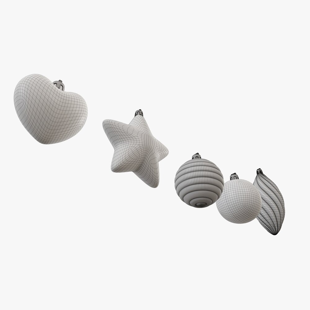 Christmas Tree Decorations 3D model - Download Decoration on 3DModels.org