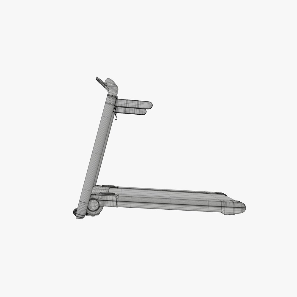 Compact Foldable Treadmill 3D model - Download Sports Equipment on ...