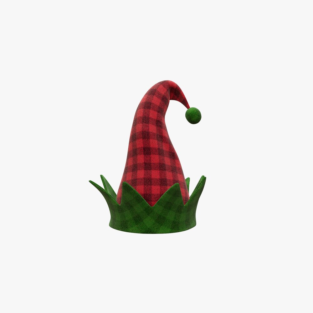 Elf Hat 3D model - Download Hats on 3DModels.org