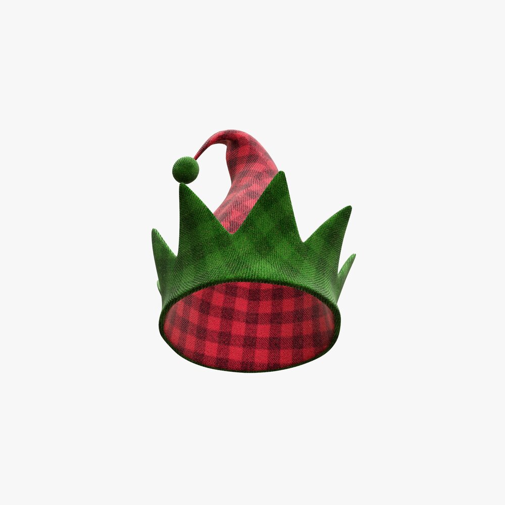 Elf Hat 3D model - Download Hats on 3DModels.org