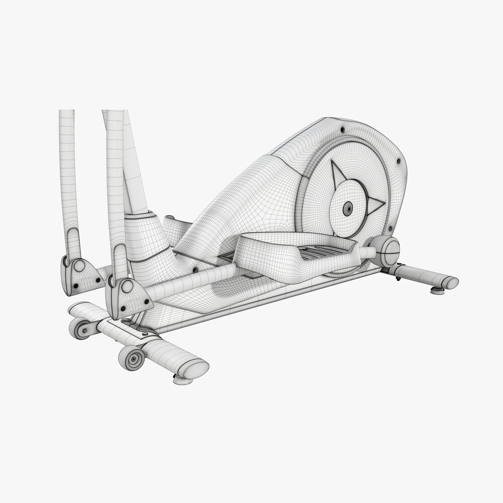 Fitness Elliptical Cross Trainer 3D model - Download Sports Equipment ...