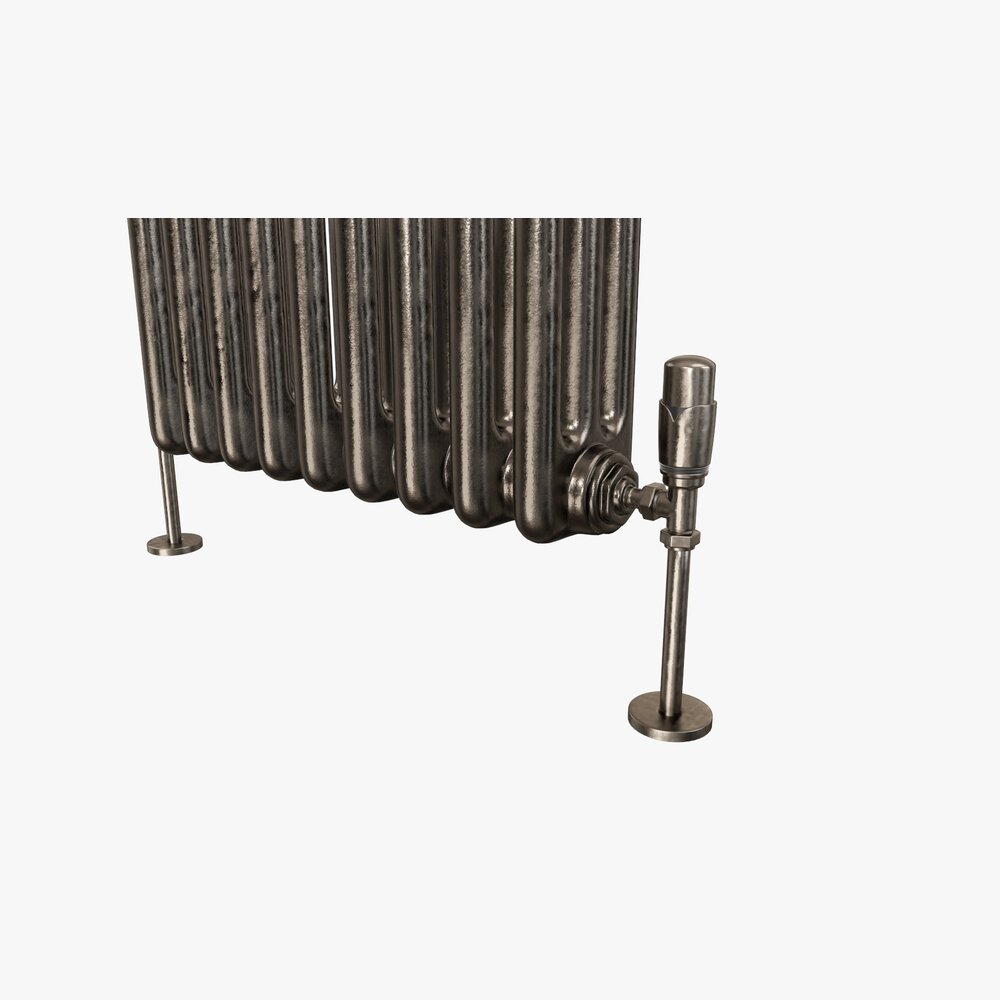 Horizontal Column Bare Radiator 03 3D model - Download Building ...