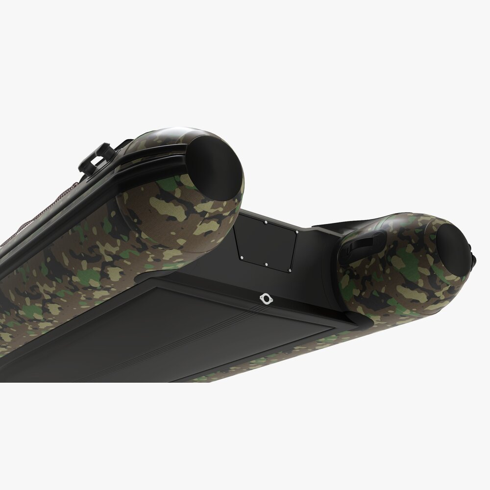 Inflatable Boat 02 Camouflage 3D model - Download Rowboat on 3DModels.org