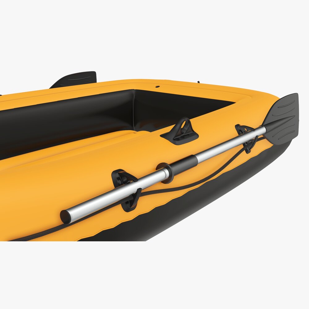 Inflatable Boat 04 V2 3D model - Download Rowboat on 3DModels.org