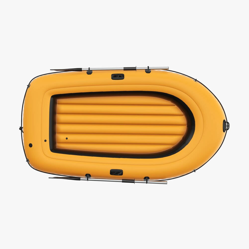 Inflatable Boat 04 V2 3D model - Download Rowboat on 3DModels.org