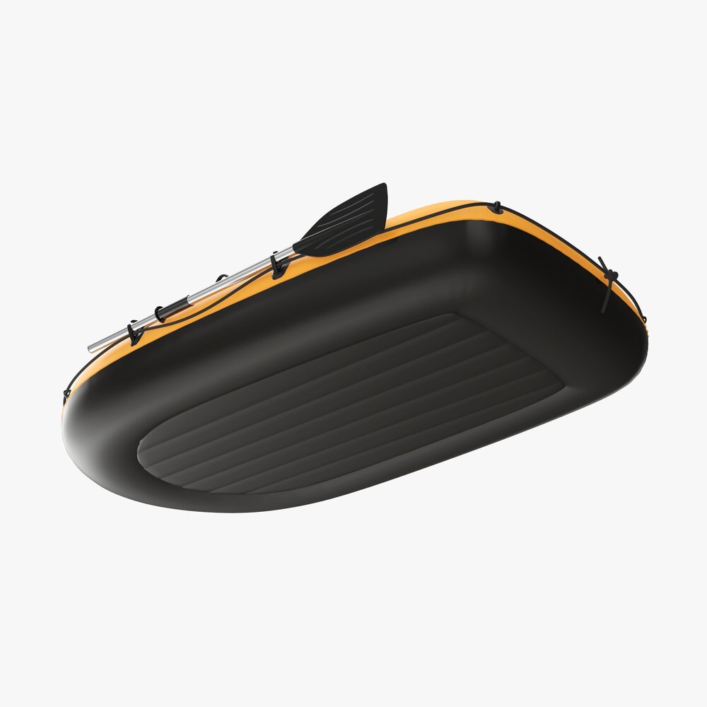 Inflatable Boat 04 V2 3D model - Download Rowboat on 3DModels.org