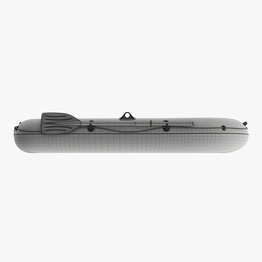 Inflatable Boat 04 V2 3D model - Download Rowboat on 3DModels.org
