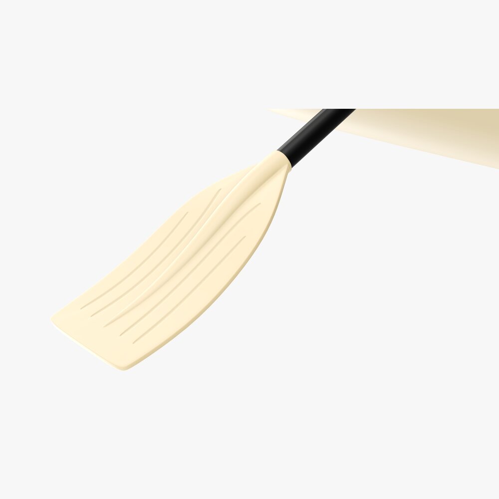 Inflatable Boat with Dual Oars 3D model - Download Rowboat on 3DModels.org