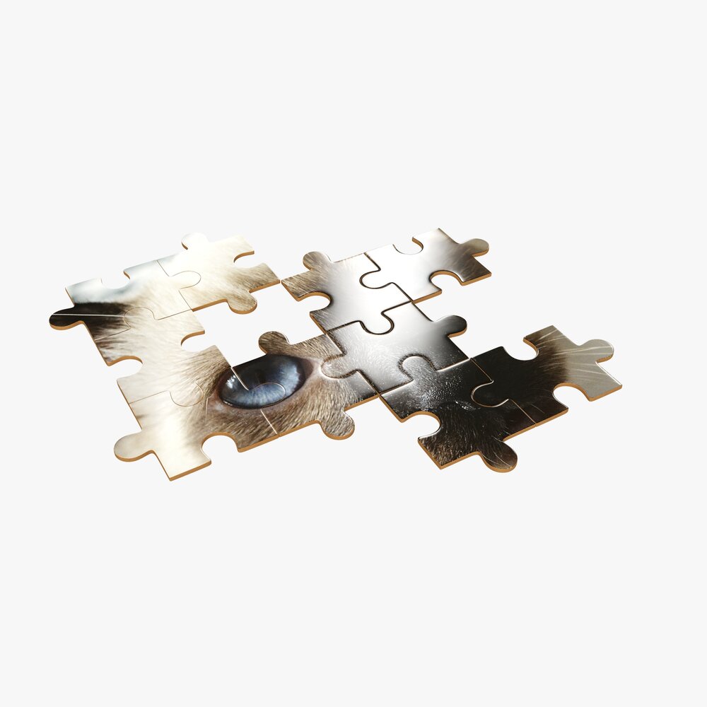Jigsaw Puzzle 48 Pieces 3D model - Download Toys on 3DModels.org
