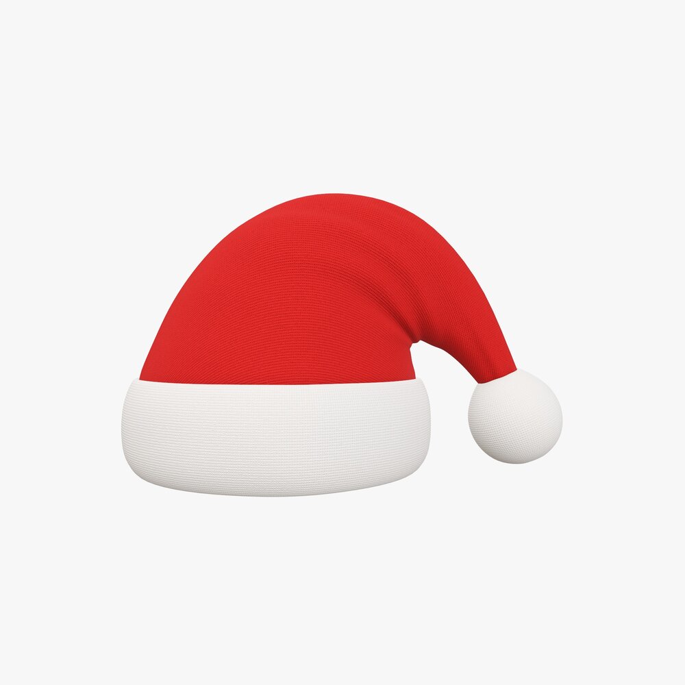 Gorro de Navidad de Santa Claus Modelo 3D - Descargar Sombreros on ...