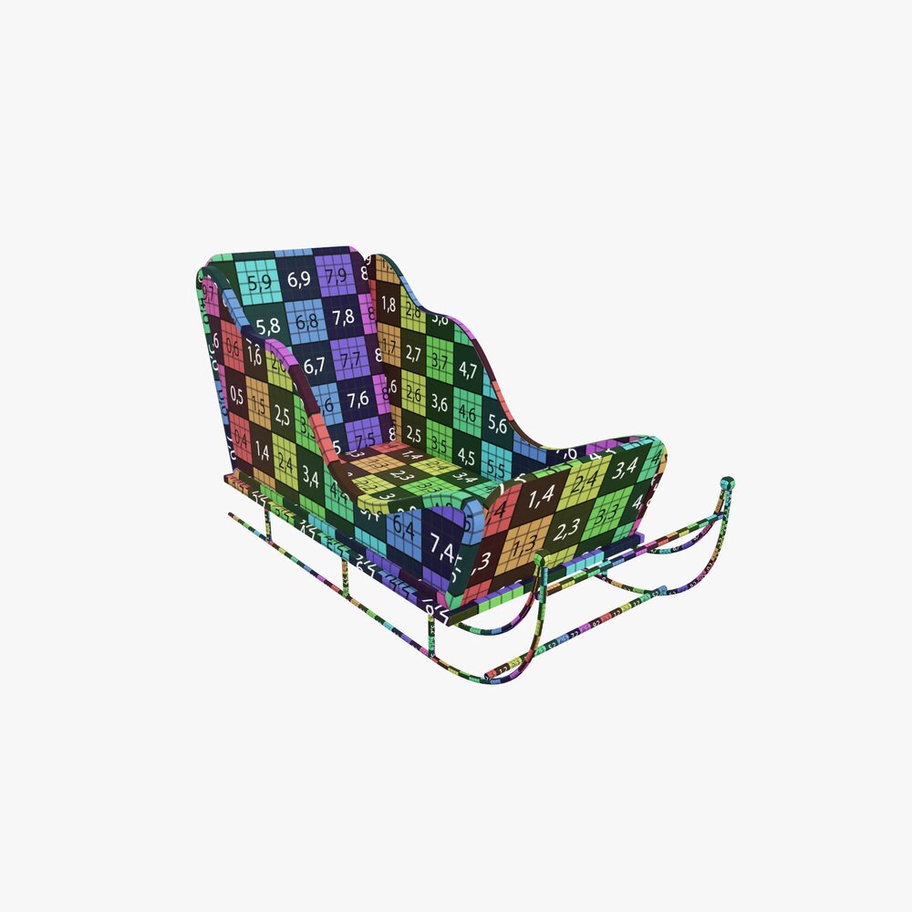 Santa Claus Sleight 3D model - Download Hobbies on 3DModels.org