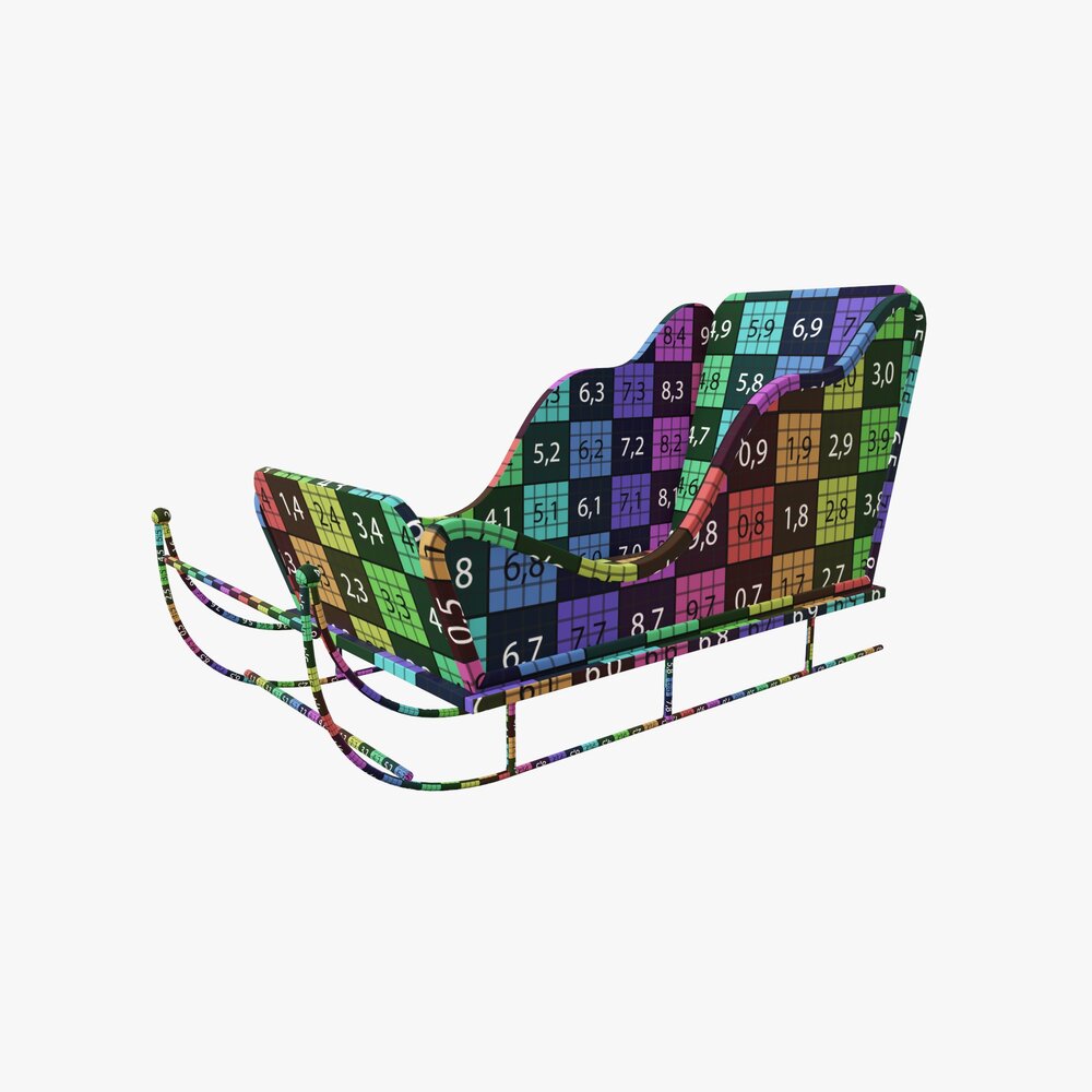 Santa Claus Sleight 3D model - Download Hobbies on 3DModels.org