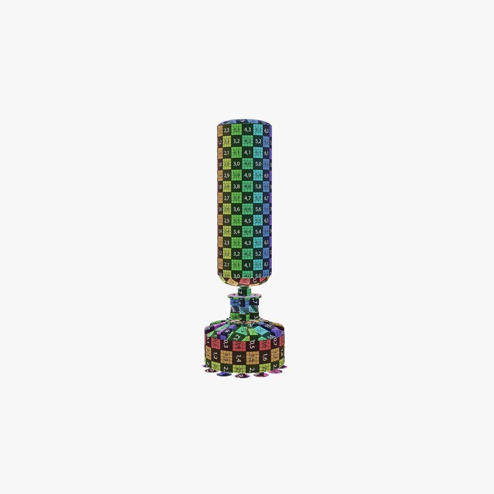 Standing Boxing Punch Bag 3D model - Download Sports Equipment on ...