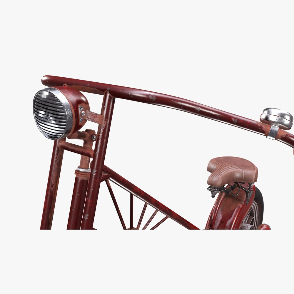 Stylized Vintage Bicycle 3D model - Download Bicycle on 3DModels.org