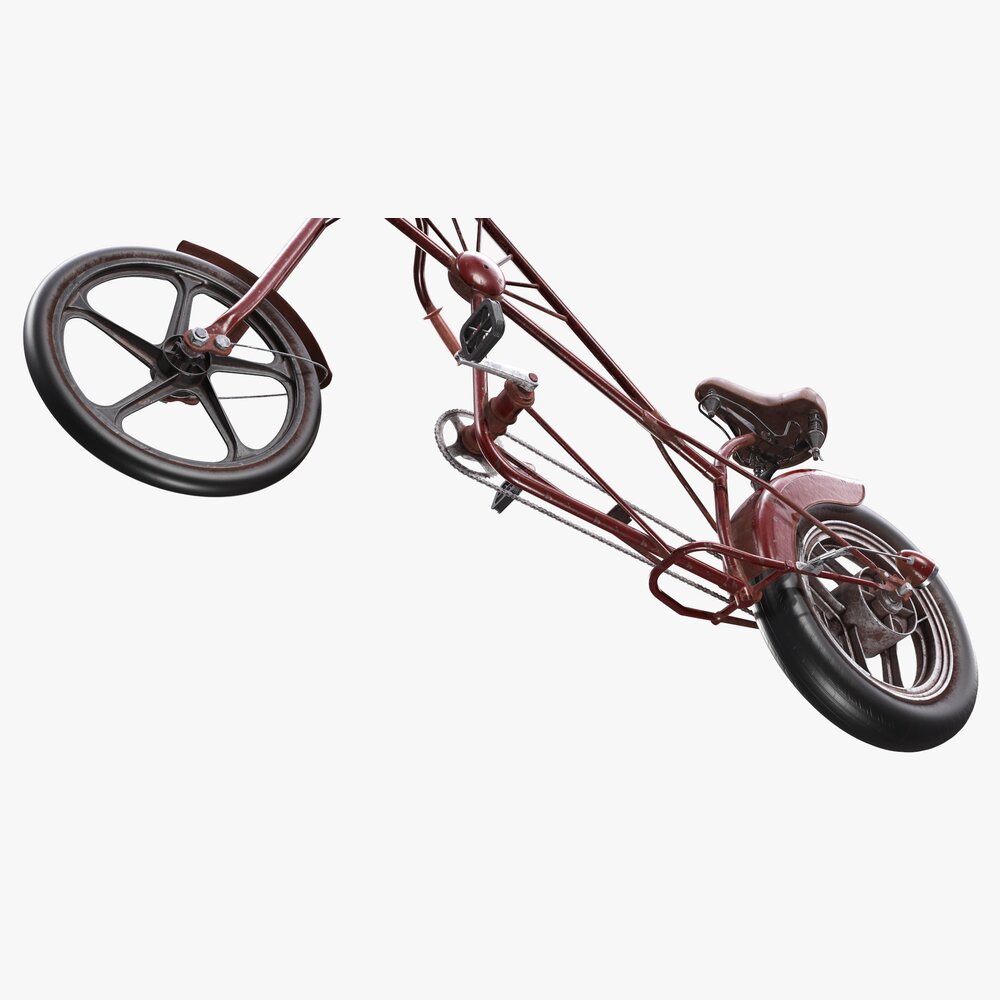 Stylized Vintage Bicycle 3D model - Download Bicycle on 3DModels.org