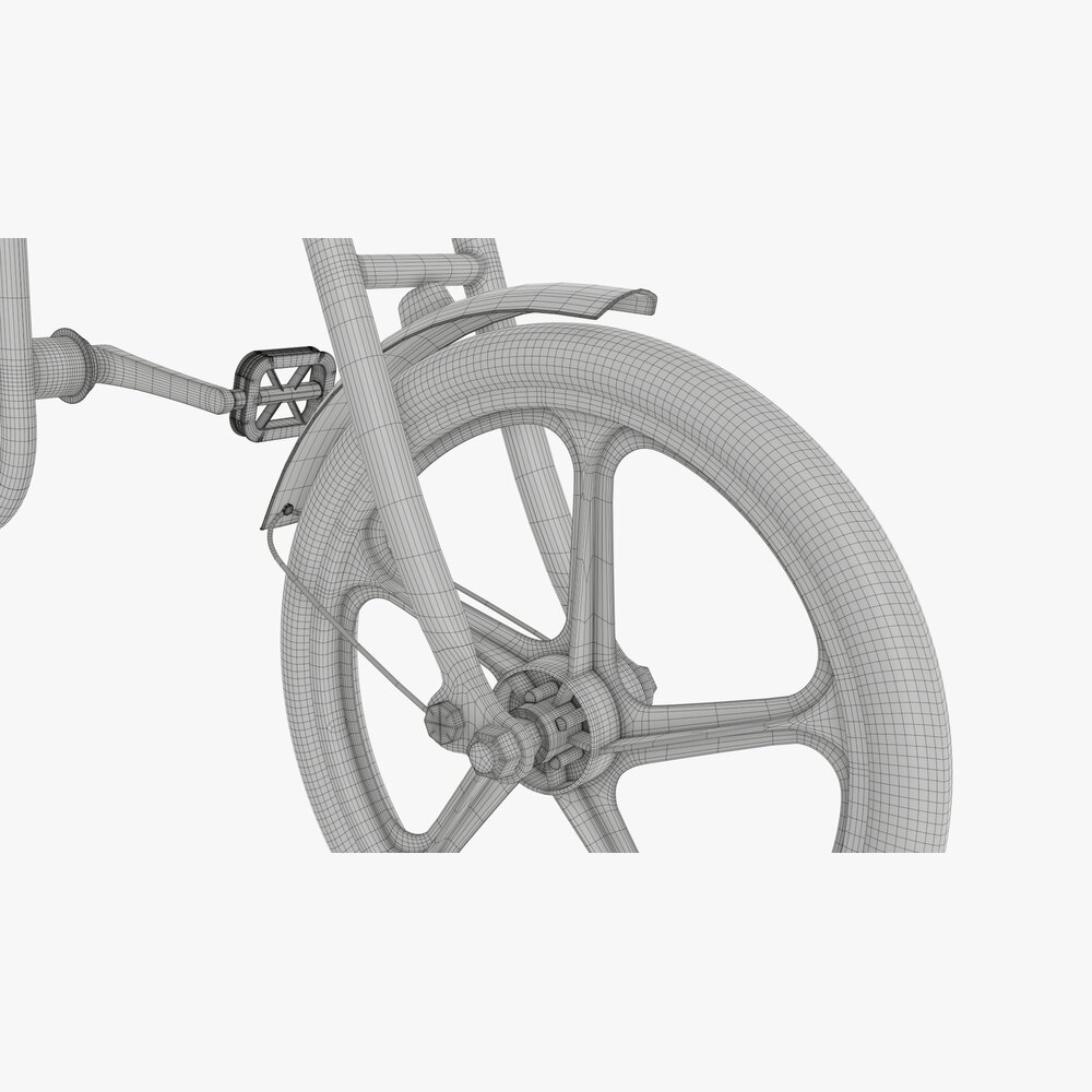 Stylized Vintage Bicycle 3D model - Download Bicycle on 3DModels.org