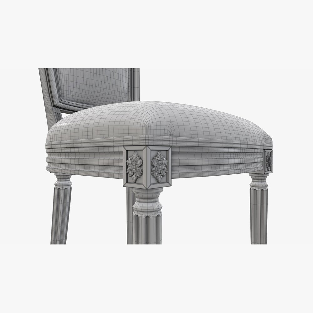Classic Chair 02 3D model - Download Chair on 3DModels.org