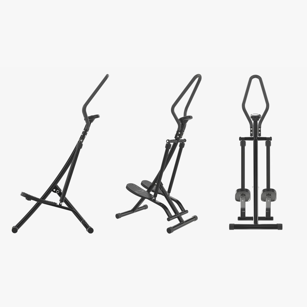 Fitness Step Machine For Exercise 3D model - Download Sports Equipment ...