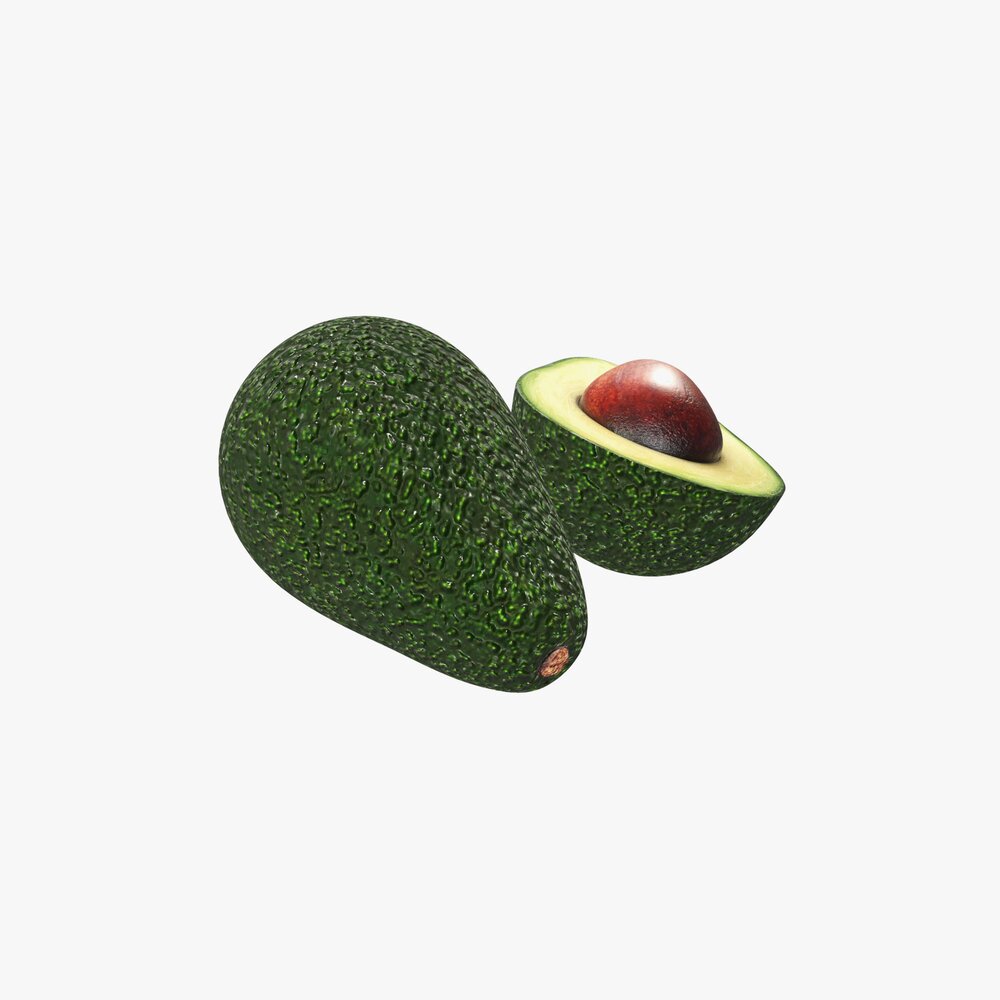 Avocado 3D model - Download Fruit on 3DModels.org