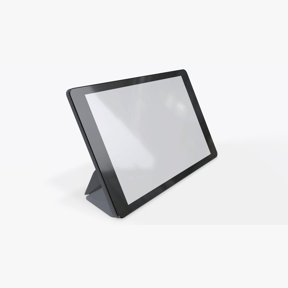 Digital Tablet With Case Mock Up 02 3D model - Download Computer ...