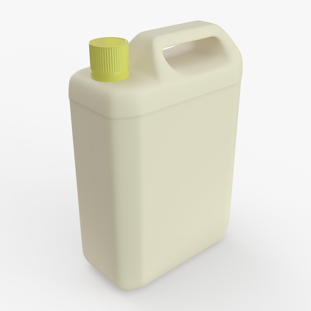 Plastic Can 5L Mockup 3D model - Download Vehicle equipment on 3DModels.org