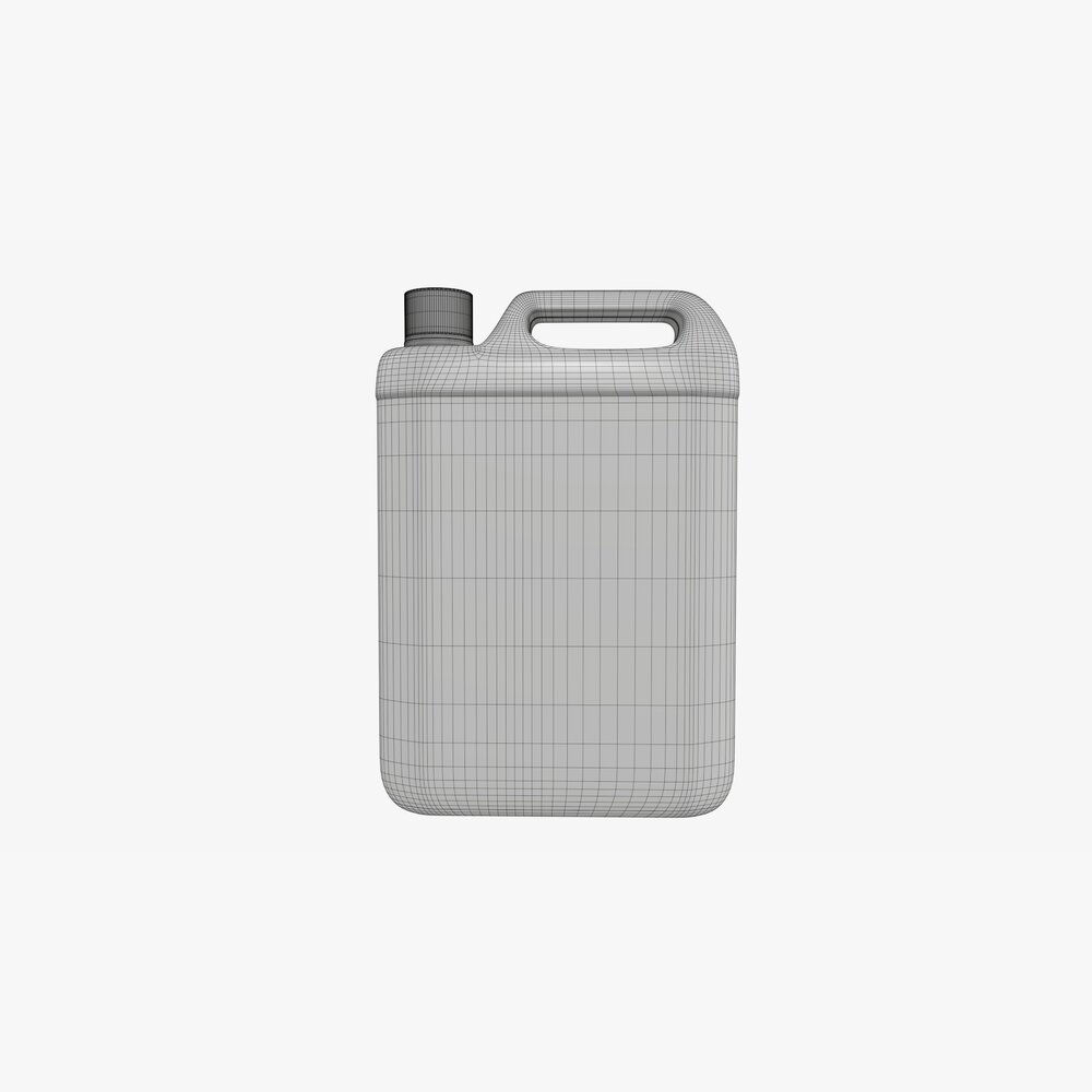 Plastic Can 5L Mockup 3D model - Download Vehicle equipment on 3DModels.org