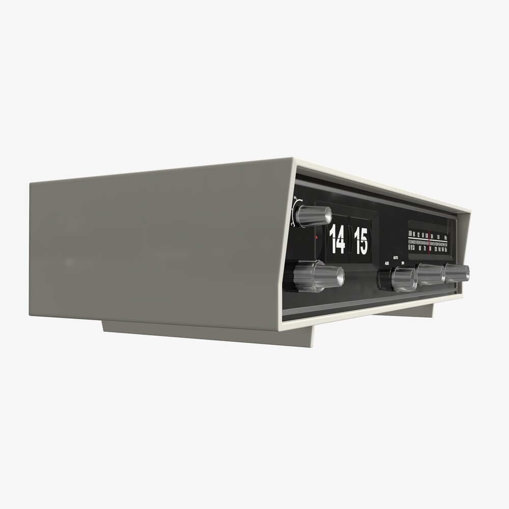 Radio Alarm Clock 3D model - Download Audio Devices on 3DModels.org