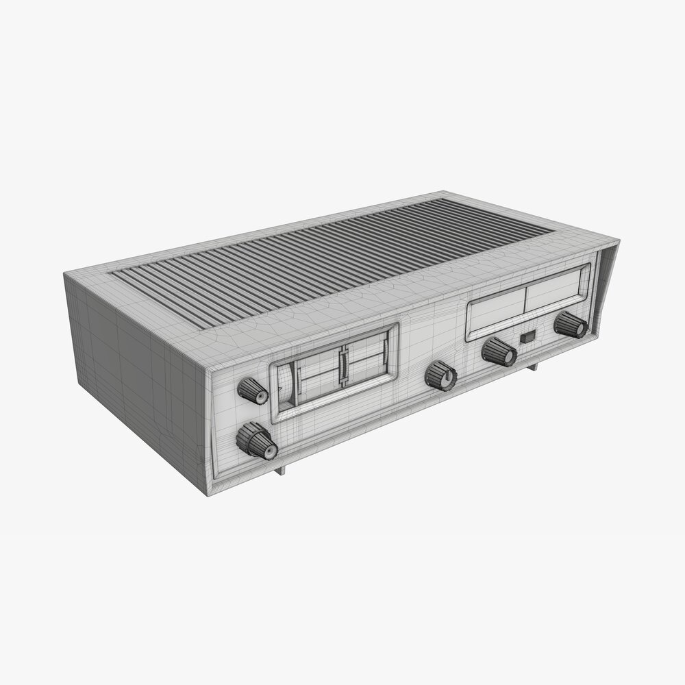 Radio Alarm Clock 3D model - Download Audio Devices on 3DModels.org