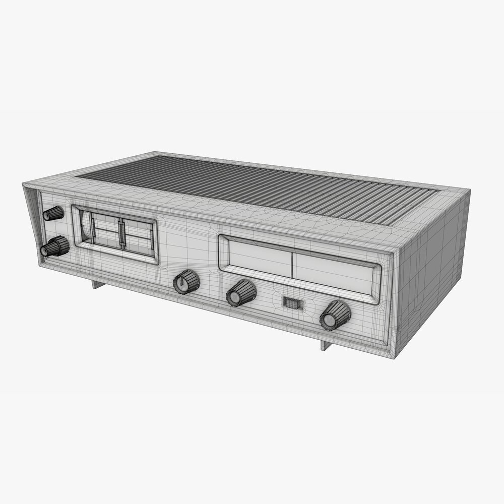 Radio Alarm Clock 3D model - Download Audio Devices on 3DModels.org