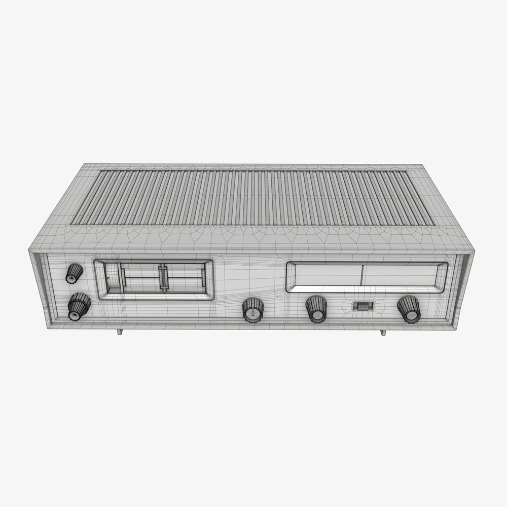 Radio Alarm Clock 3D model - Download Audio Devices on 3DModels.org