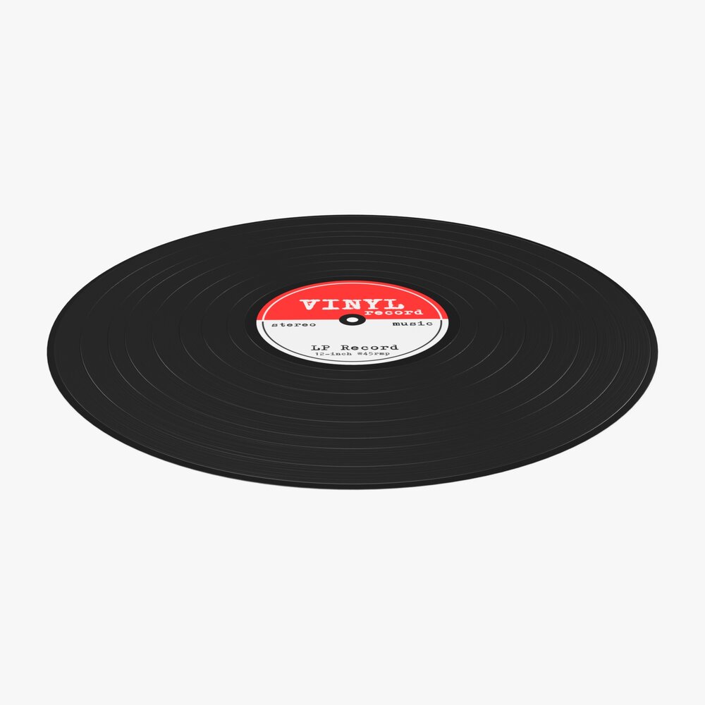 Vinyl Record Collection with Classic Labels 3D model - Download Hobbies ...