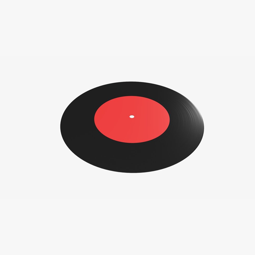 Vintage Vinyl LP Record Inside Cardboard Sleeve 3D model - Download ...