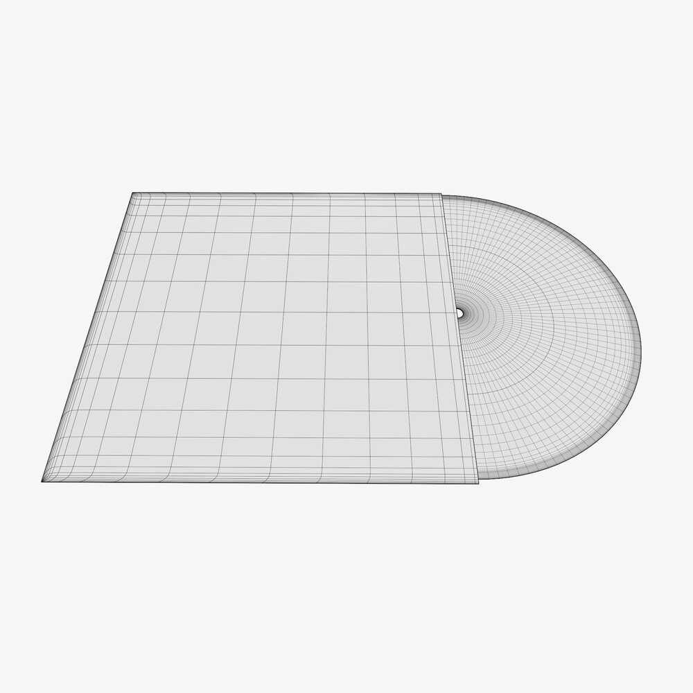 Vintage Vinyl LP Record Inside Cardboard Sleeve 3D model - Download ...