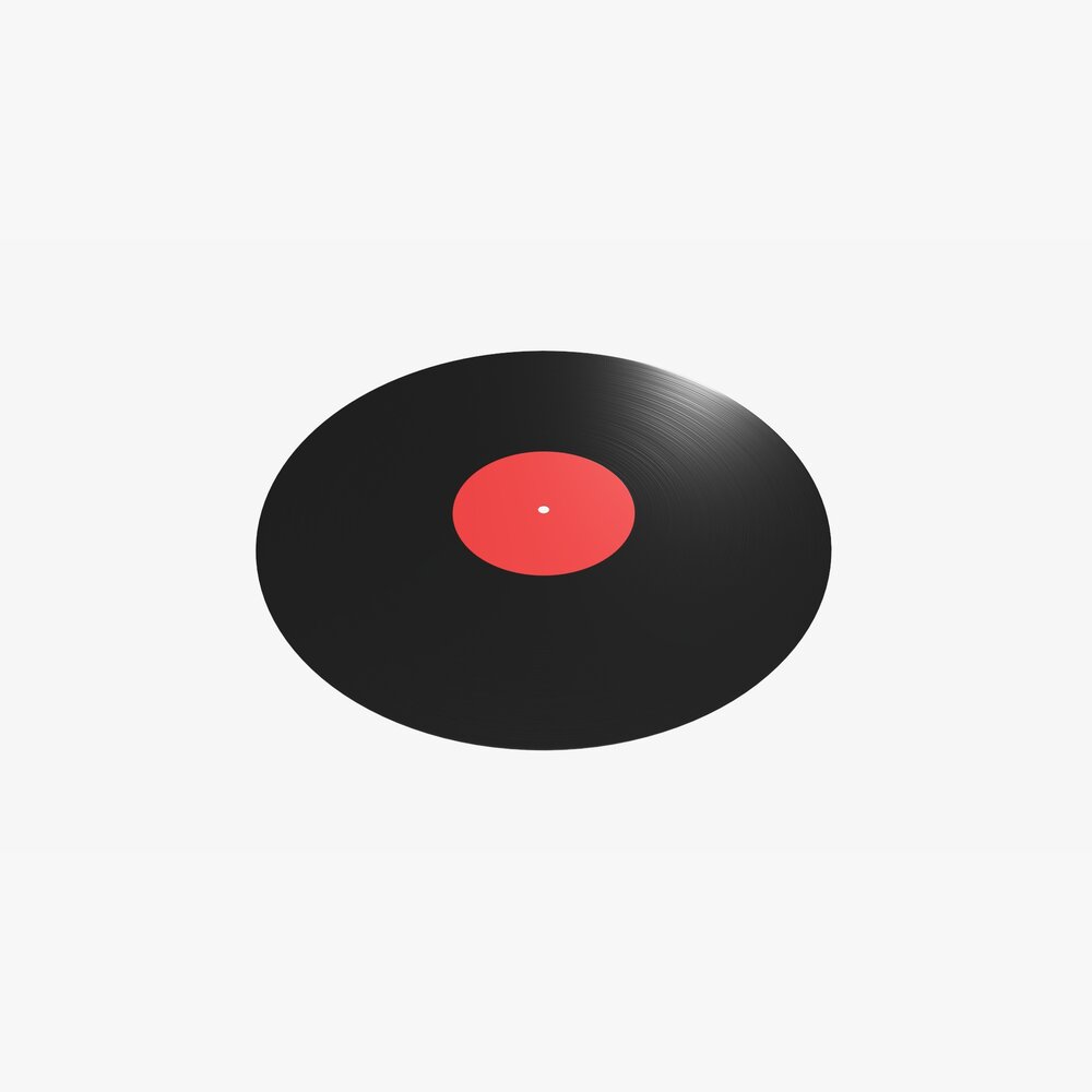 Vinyl LP Record Inside White Album Cover 3D model - Download Hobbies on ...