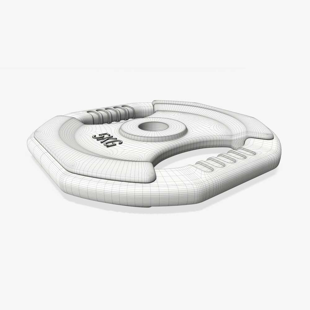 Weight Disk With Handle 3D model - Download Sports Equipment on ...