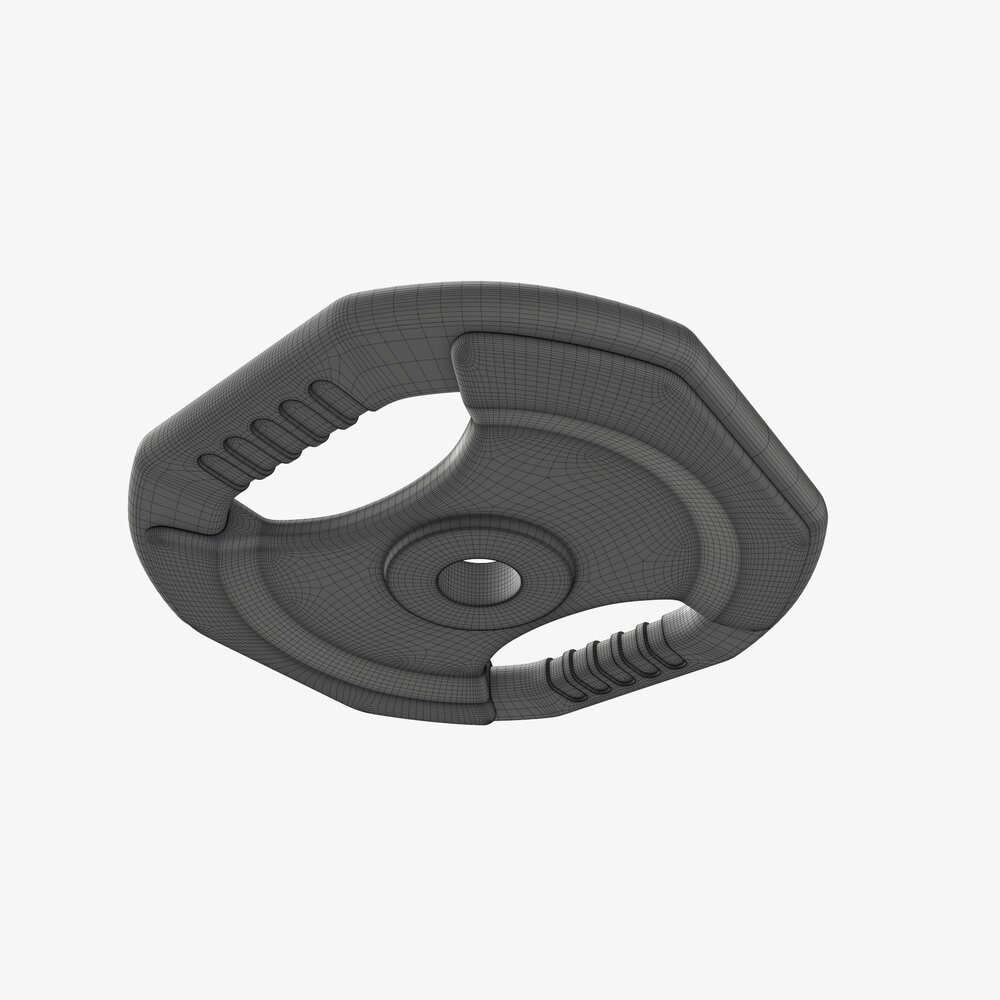 Weight Disk With Handle 3D model - Download Sports Equipment on ...