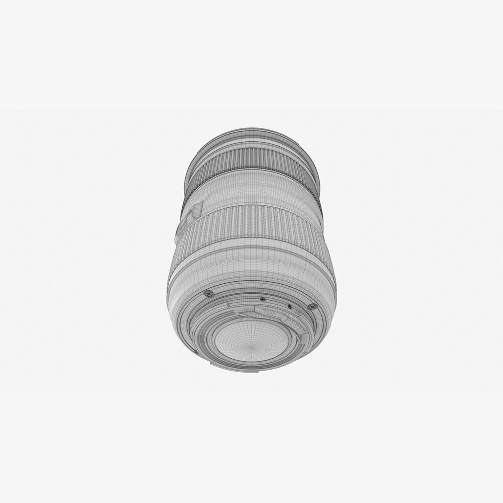 Canon DSLR EF 24-70mm USM Lens 3D model - Download Photo camera on ...