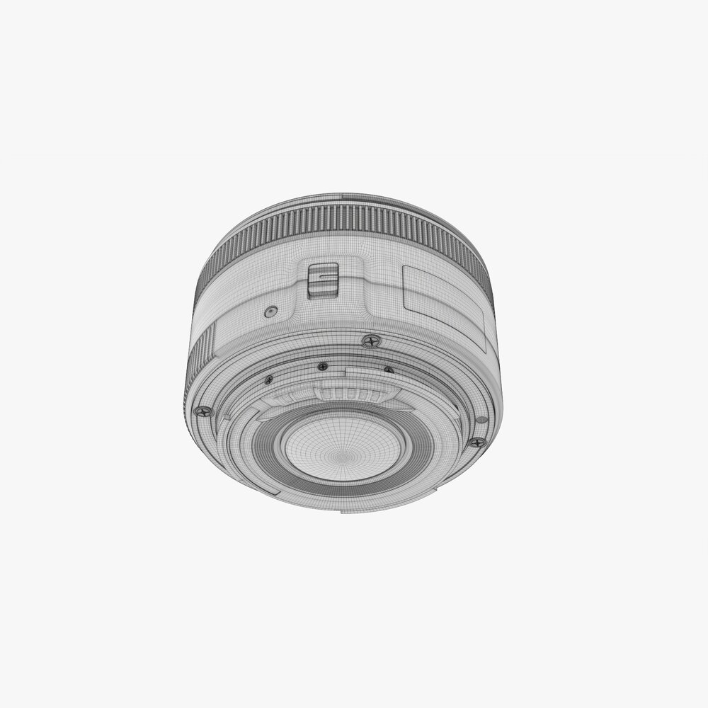 Canon EOS EF 50mm STM Lens 3D 모델 - 다운로드 사진기 on 3DModels.org