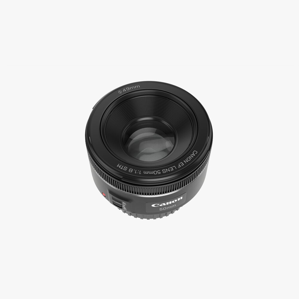 Canon EOS EF 50mm STM Lens 3D 모델 - 다운로드 사진기 on 3DModels.org