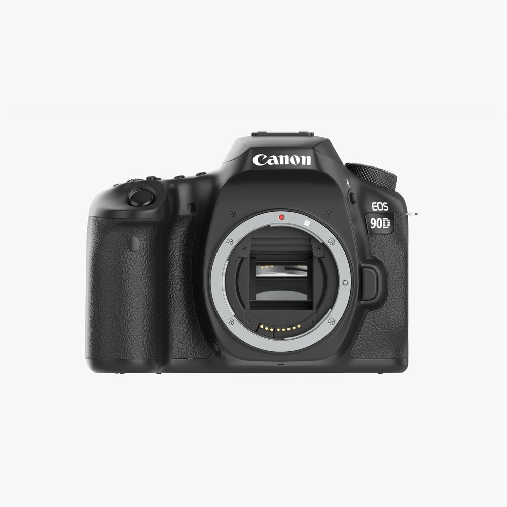 Canon EOS 90D DSLR Camera Body Closed 3D modeli - İndir Fotoğraf ...
