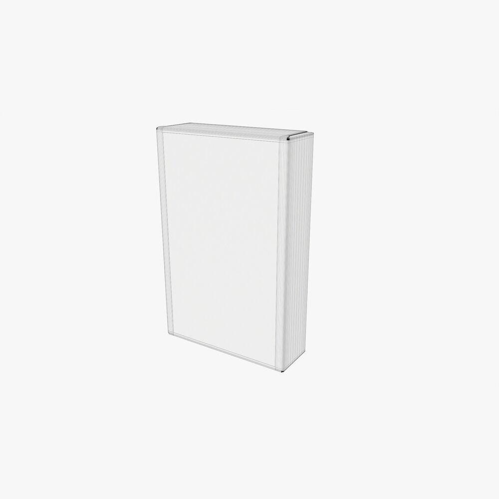 White Display Packaging Box with Transparent Window 3D model - Download ...