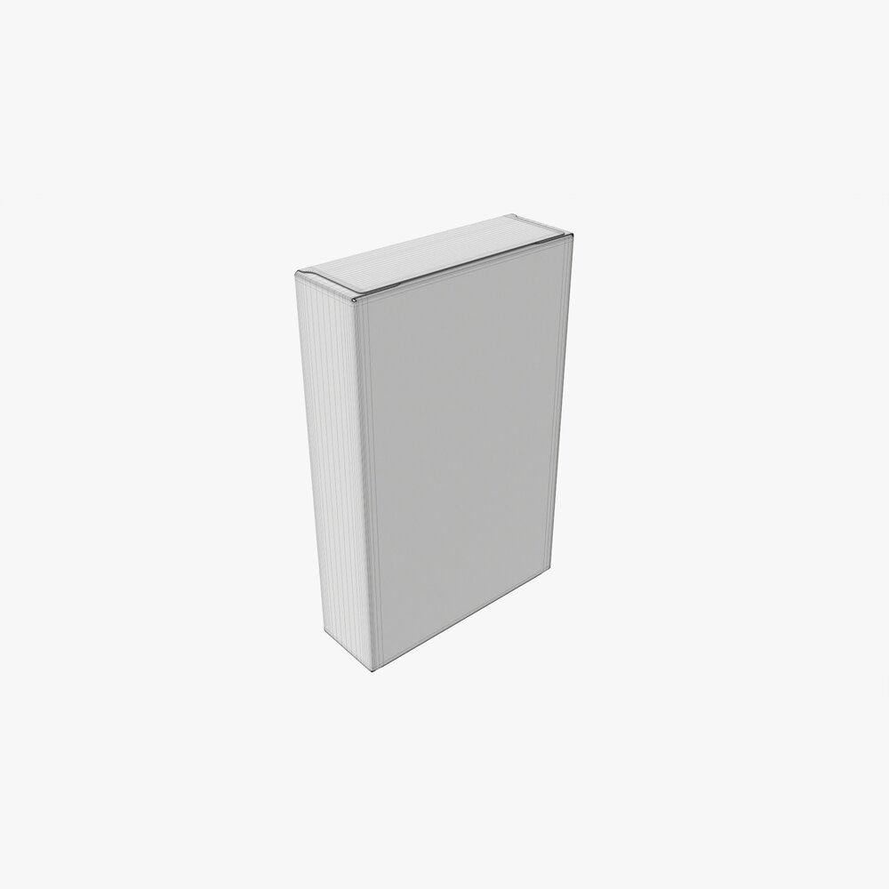 White Display Packaging Box with Transparent Window 3D model - Download ...