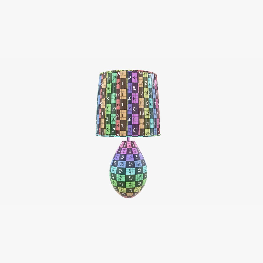 Desk Lamp With Shade 3D model - Download Lamp on 3DModels.org