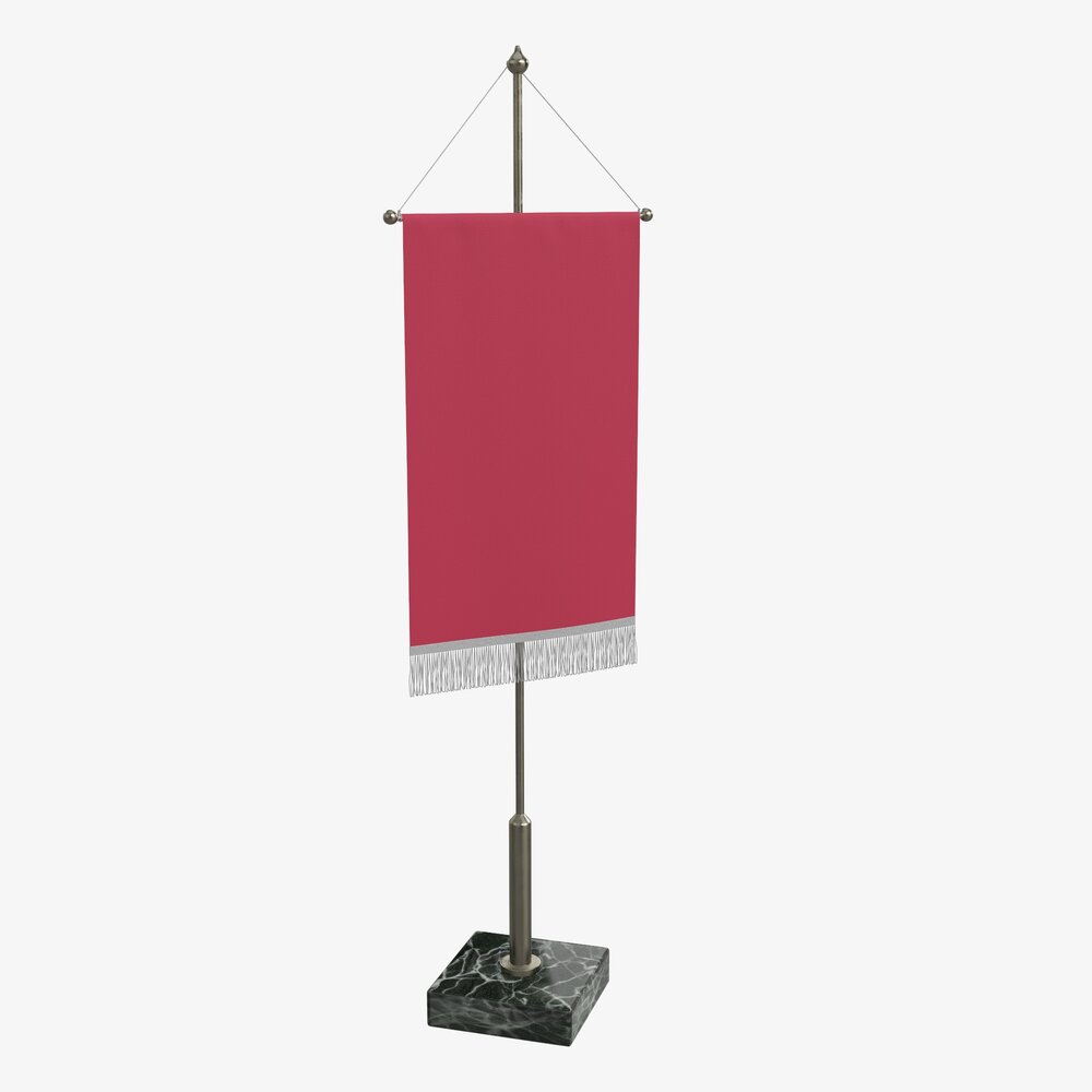 Desk Pennant On Spire 3D model - Download Hobbies on 3DModels.org